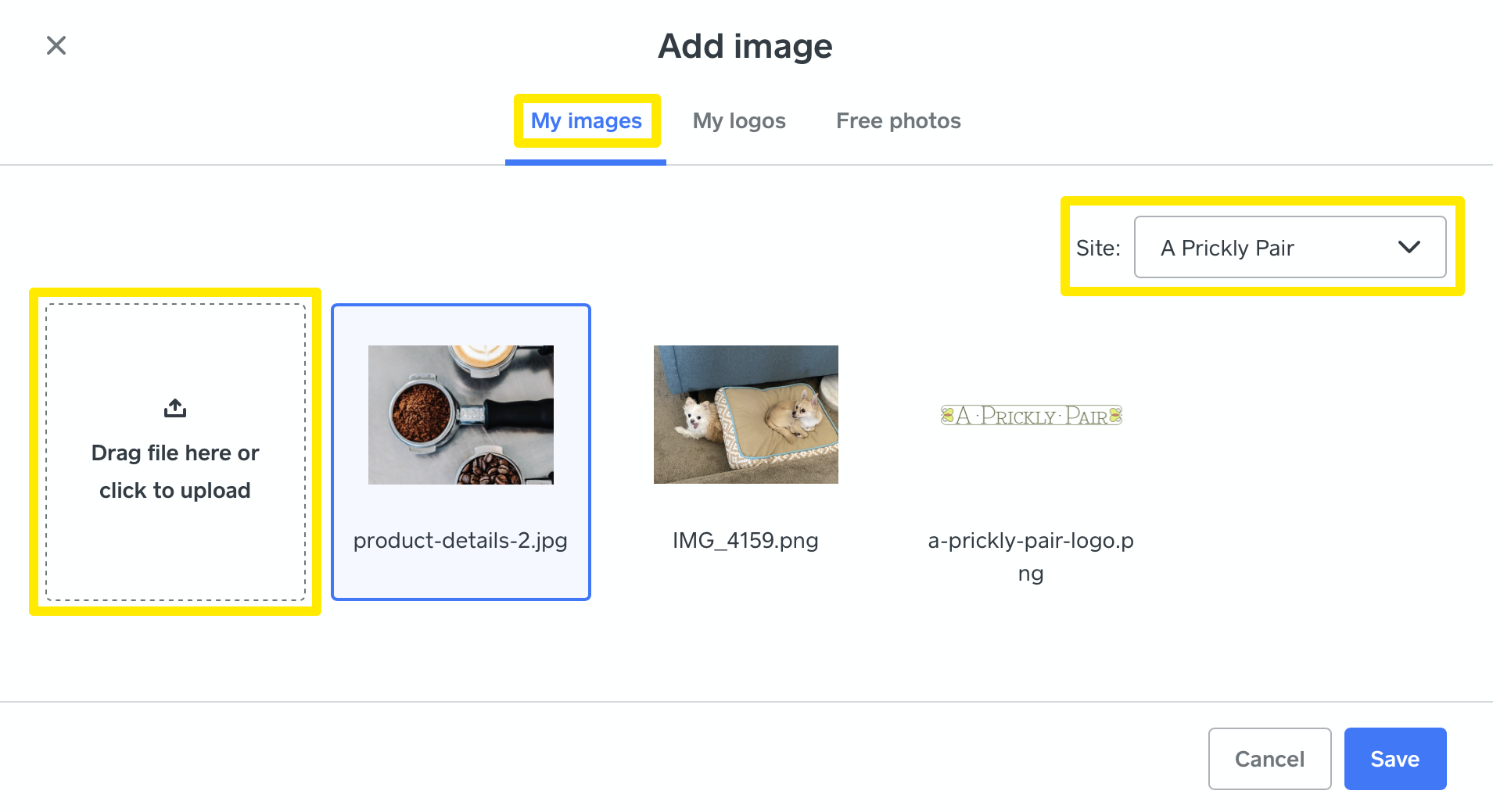 Adding Pictures to a Site | Weebly Support - US