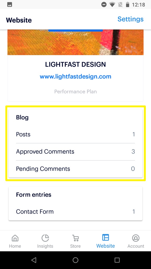 Use the Android App to Start a Blog | Weebly Support - US