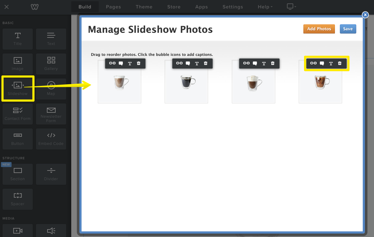 Galleries and Slideshows | Weebly Support - US