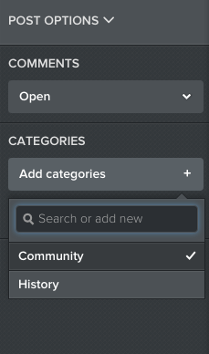 Blog Categories | Weebly Support - US