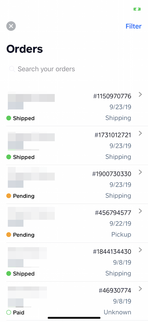 Adding Items and Managing Orders in the iOS App | Weebly Support - US