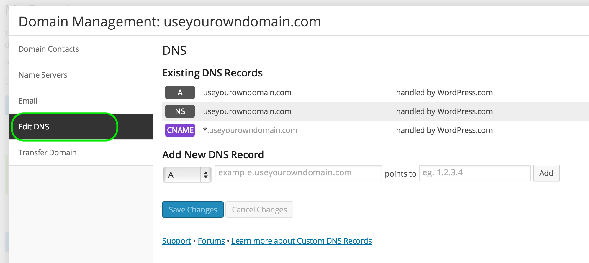 Use a Wordpress Domain with Your Site | Weebly Support - US