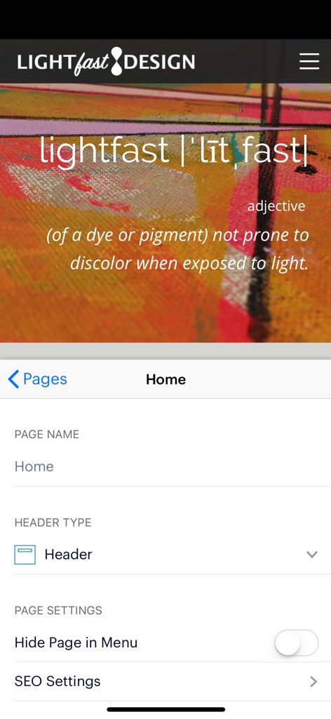 Create and Manage Pages in the iOS App | Weebly Support - US