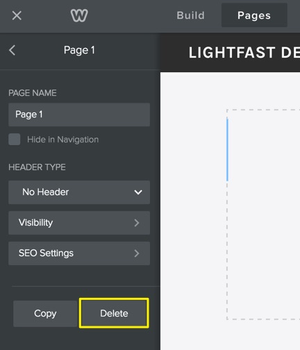 Manage Pages | Weebly Support - US