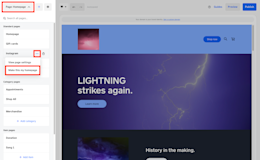 Change Your Homepage In Square Online Square Support Centre GB