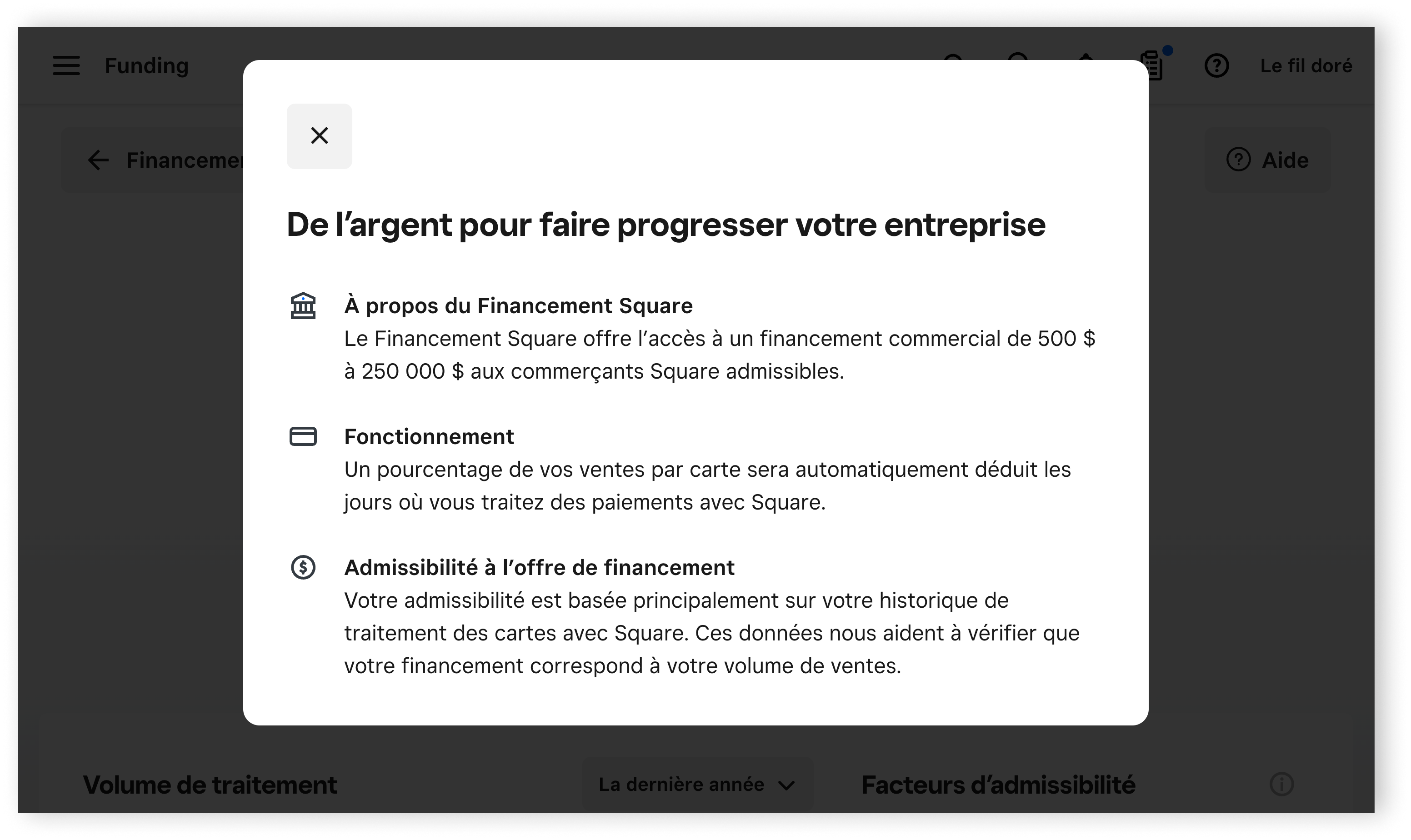 Questions fréquentes sur le Financement Square | Centre d’assistance de ...