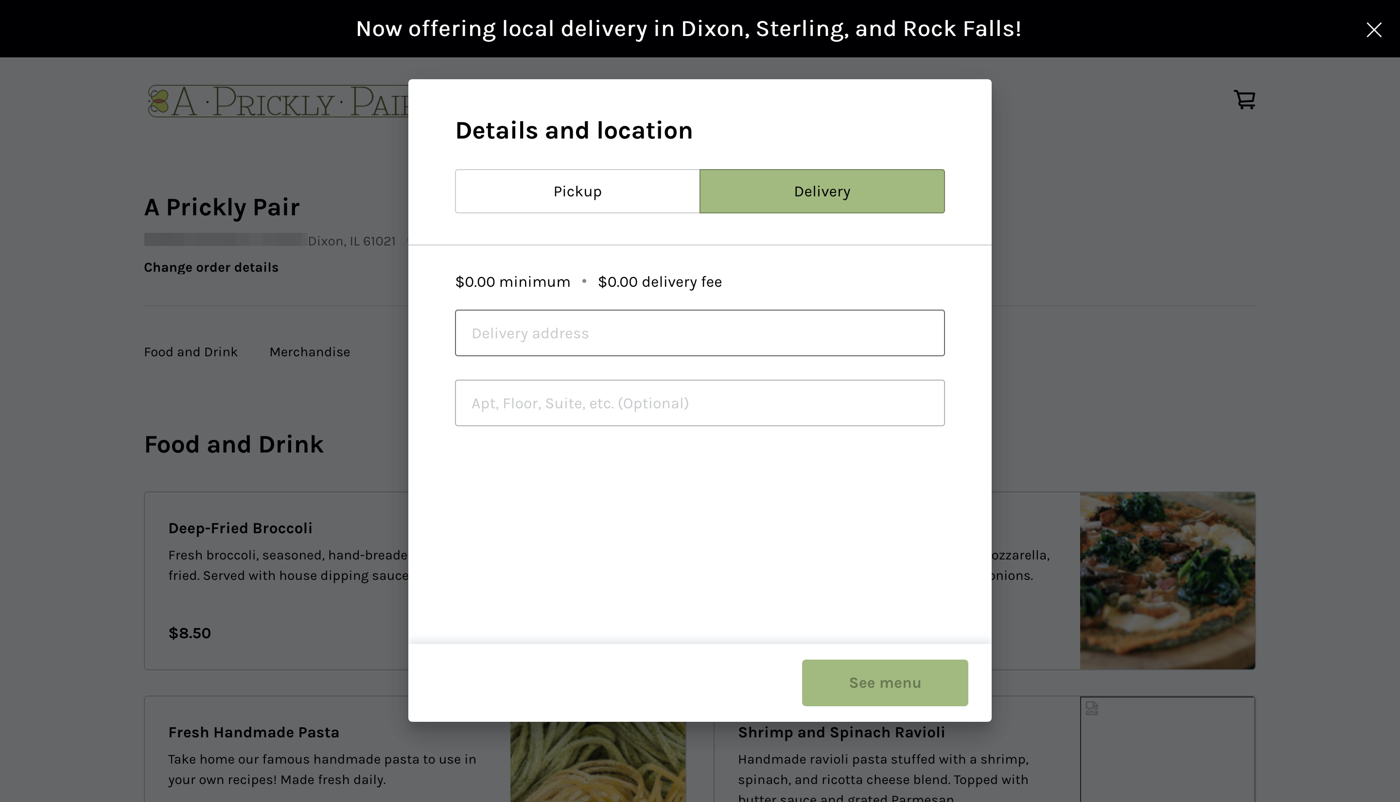 Local Delivery | Weebly Support - US