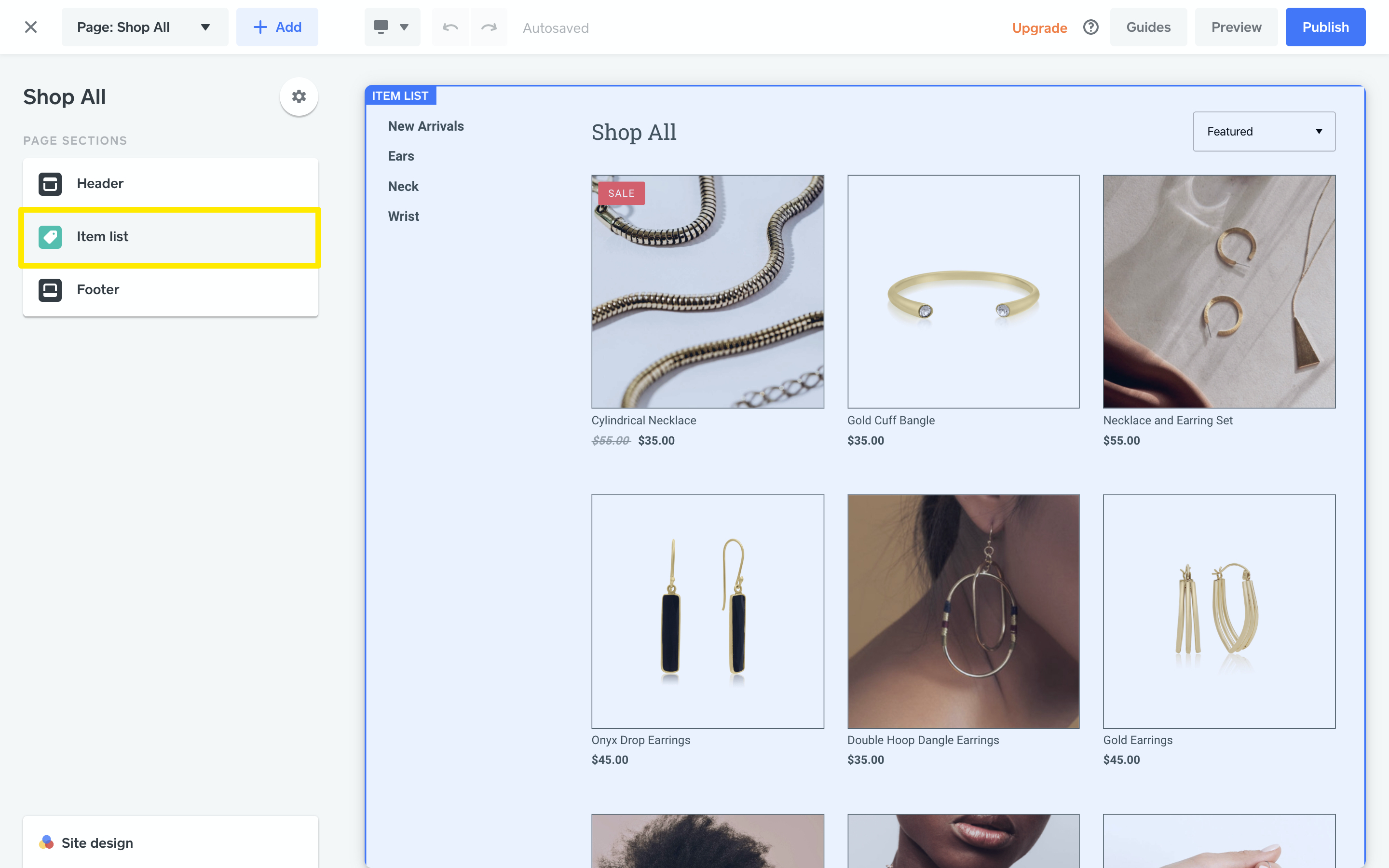 Customize Category Pages | Weebly Support - US