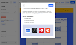 Add External Content And Widgets With Embedded Code To Square Online