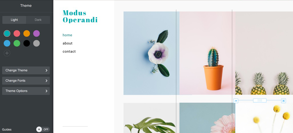 Switch and Manage Themes | Weebly Support - US