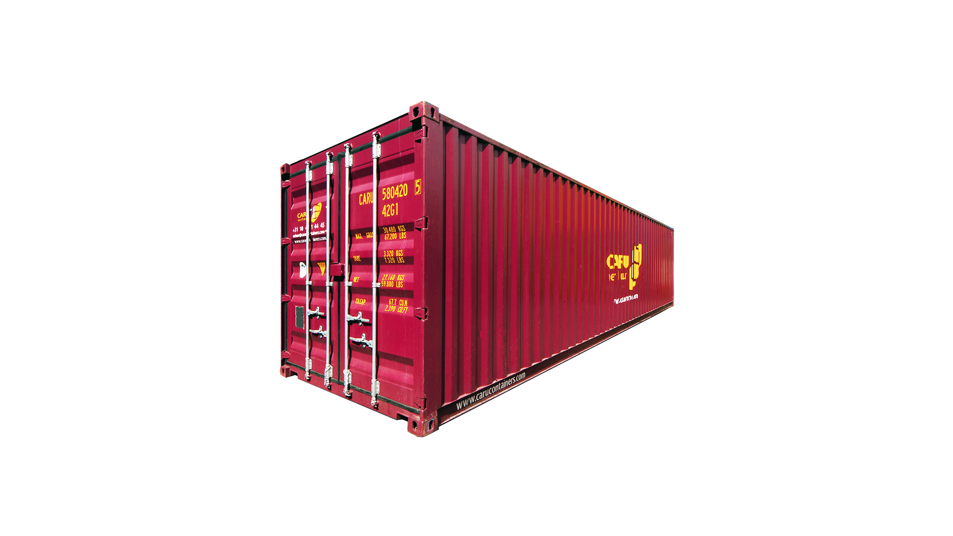 40ft container kopen of huren | CARU Containers