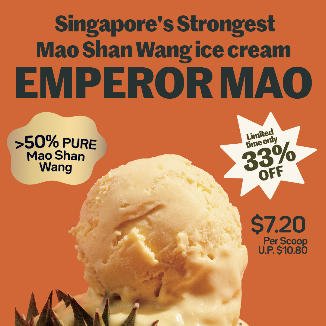 Ultimate Mao Shan Wang Ice Cream Delight – Available for a Limited Time!