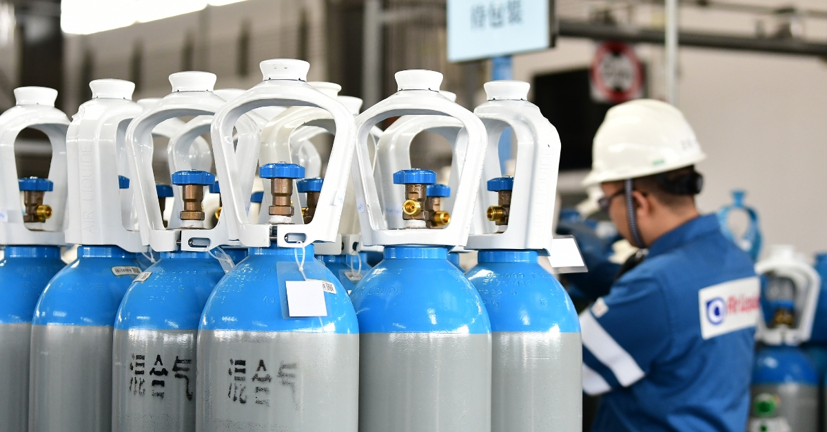 Bouteilles et cadres de gaz | Air Liquide Canada