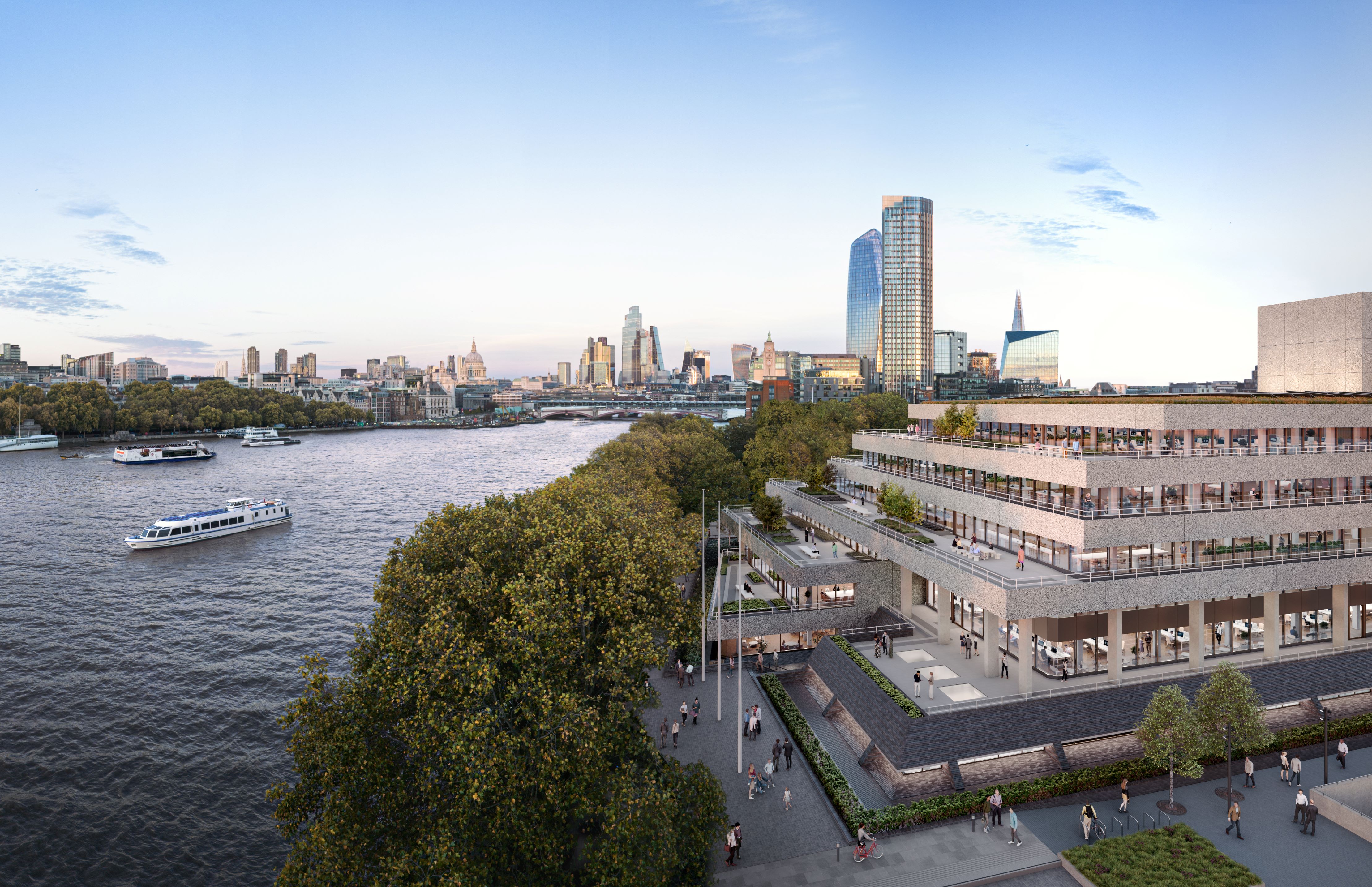 Stanhope PLC | Construction work commences at 76 Southbank, an iconic ...