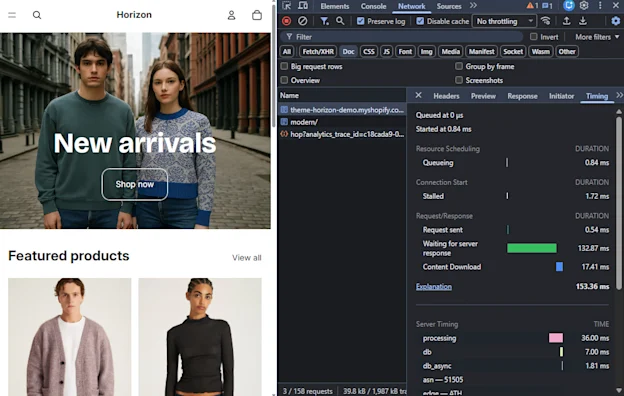 How to use server timing to diagnose backend speed on your Shopify ...