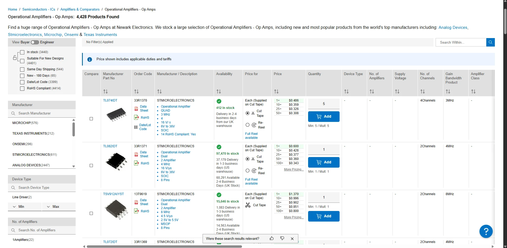 Product tables for B2B ecommerce: how to make ordering fast for repeat ...