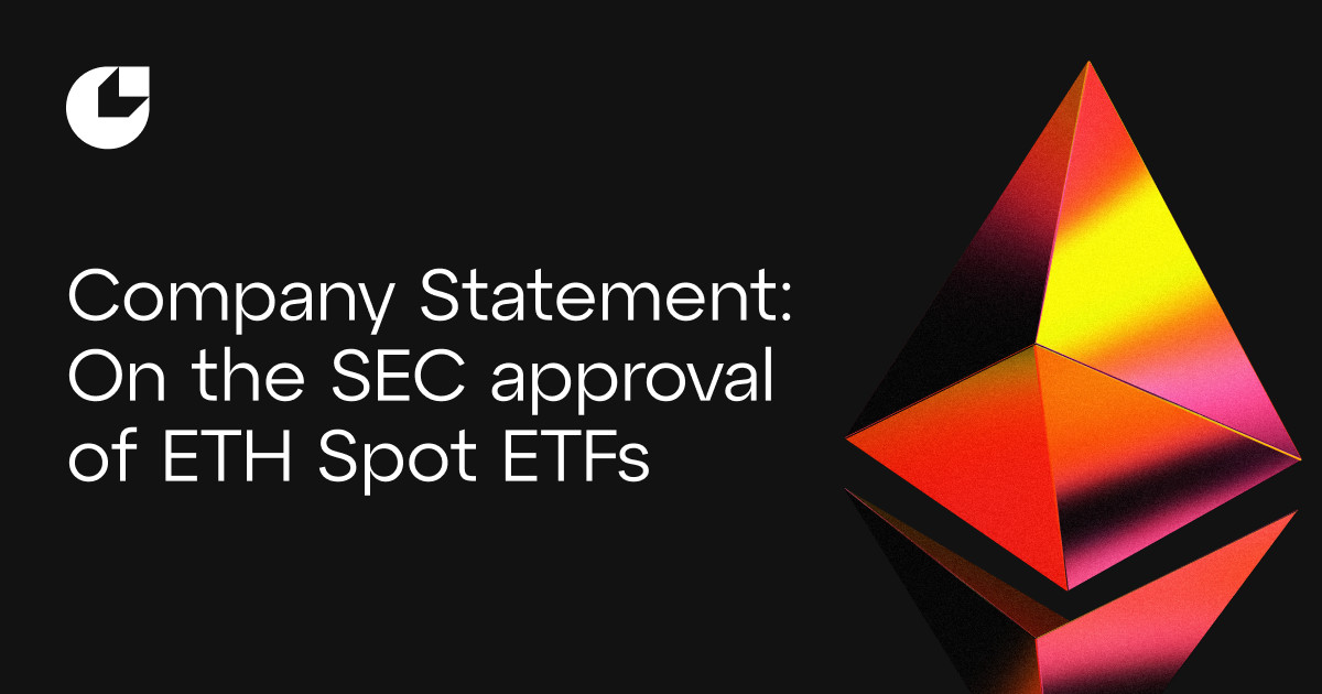 Company statement on the SEC approval of ETH Spot ETFs | Consensys