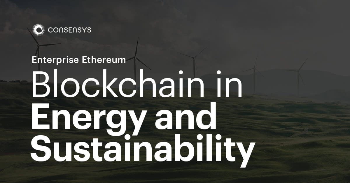 Blockchain in the Energy Sector | Real World Blockchain Use Cases ...