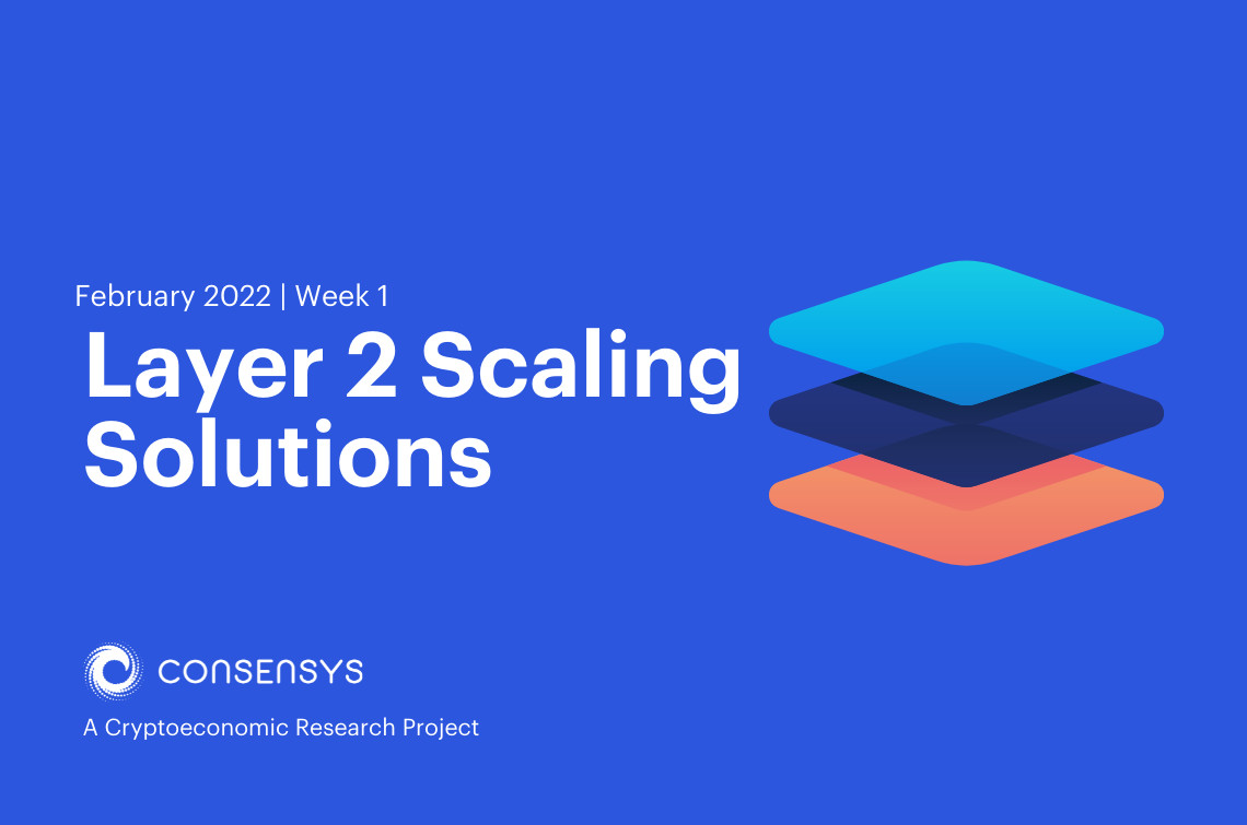 Layer 2 And Scaling Solutions February 2022 Week 1 Consensys