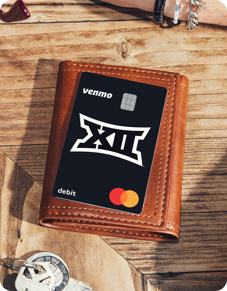 Big Ten & Big 12 Custom Debit Cards with Rewards | Venmo