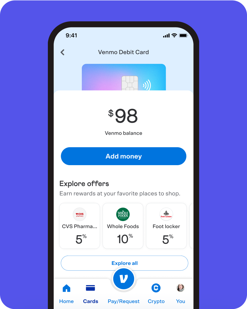 Debit Card | Cashback & Rewards Debit Card | Venmo
