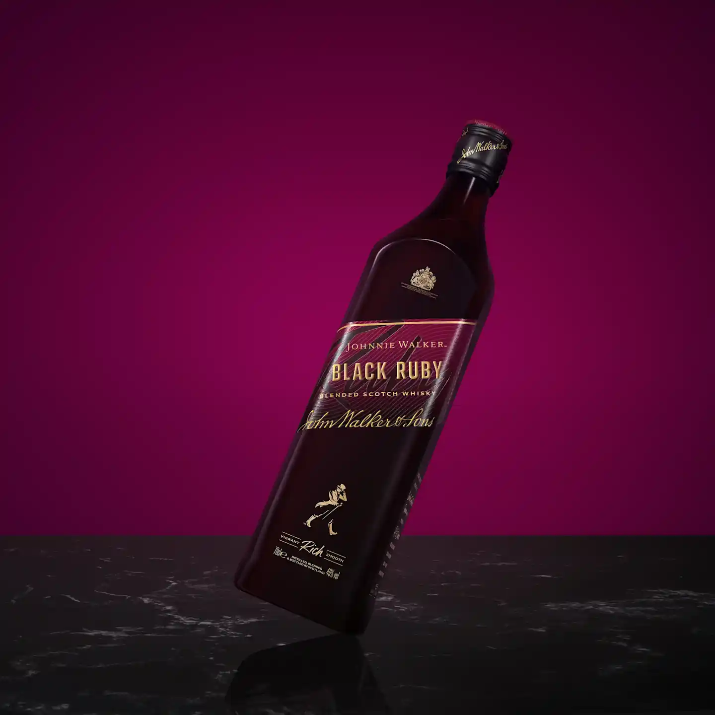 Johnnie Walker Black Ruby Blended Scotch Whisky, 70cl | Malts BE