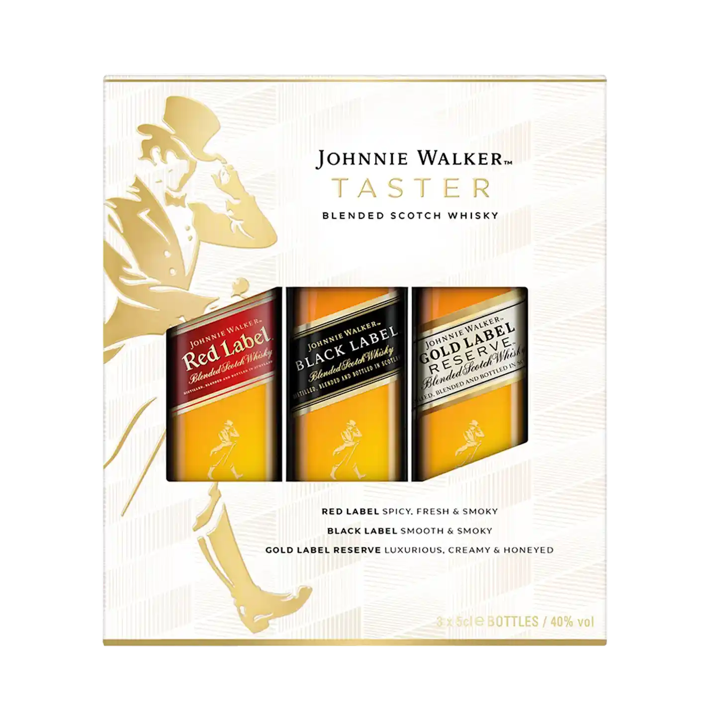 Johnnie Walker Blended Scotch Whisky Taster Pack, 3x5cl