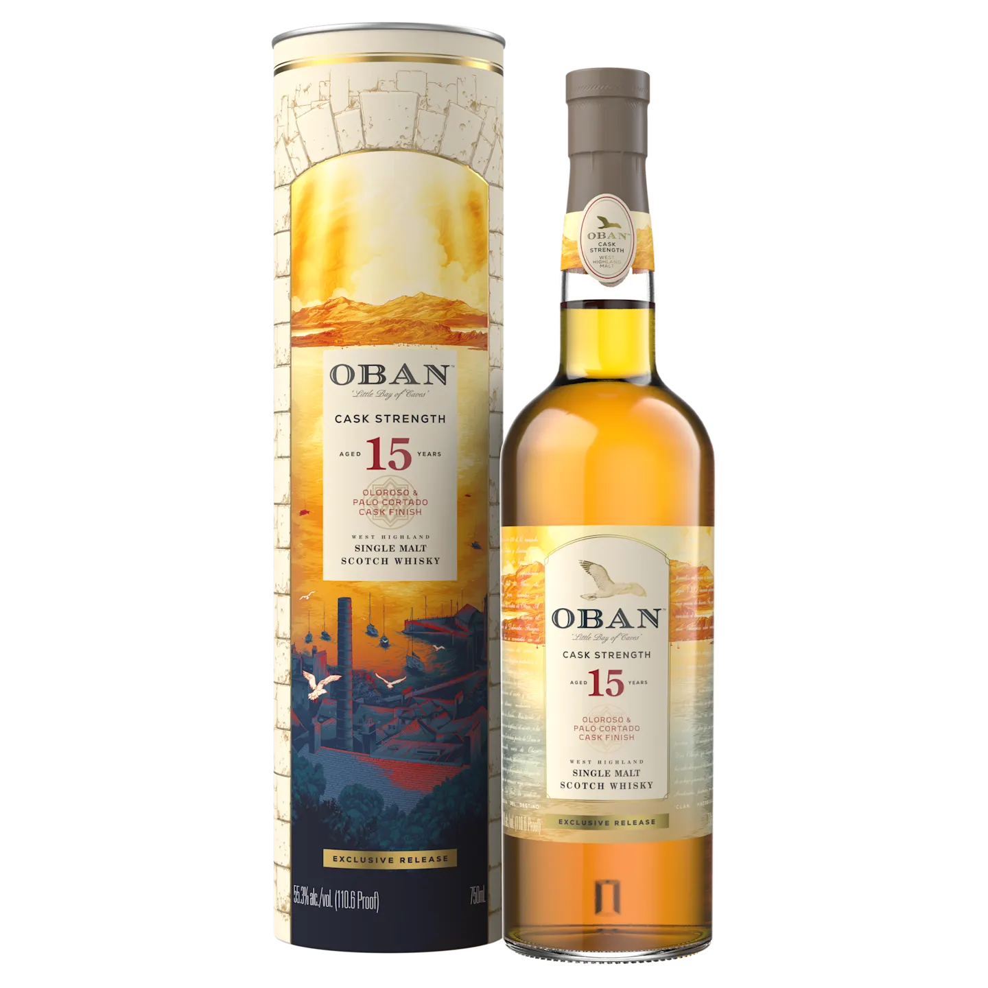 Oban 15 Year Old Cask Strength Single Malt Scotch Whisky, 750 ml | Malts US
