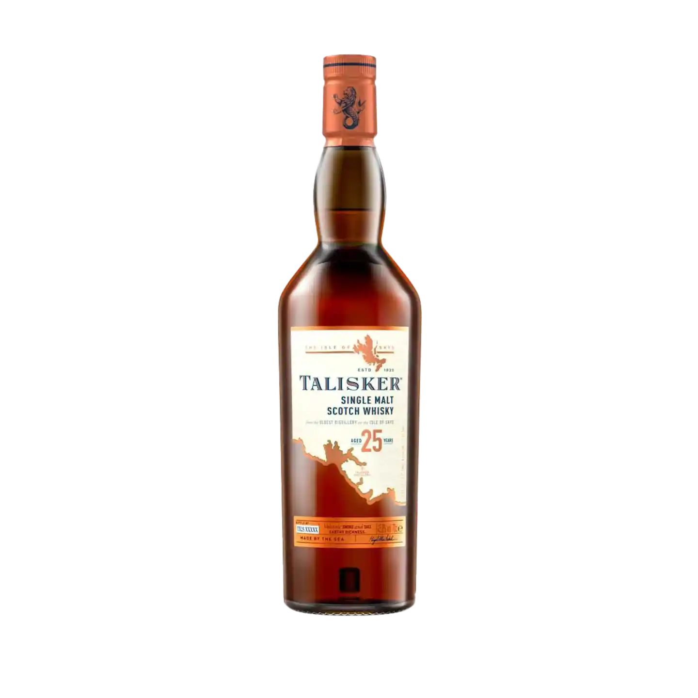 Talisker 25 Year Old Single Malt Scotch Whisky, 70cl | Malts US