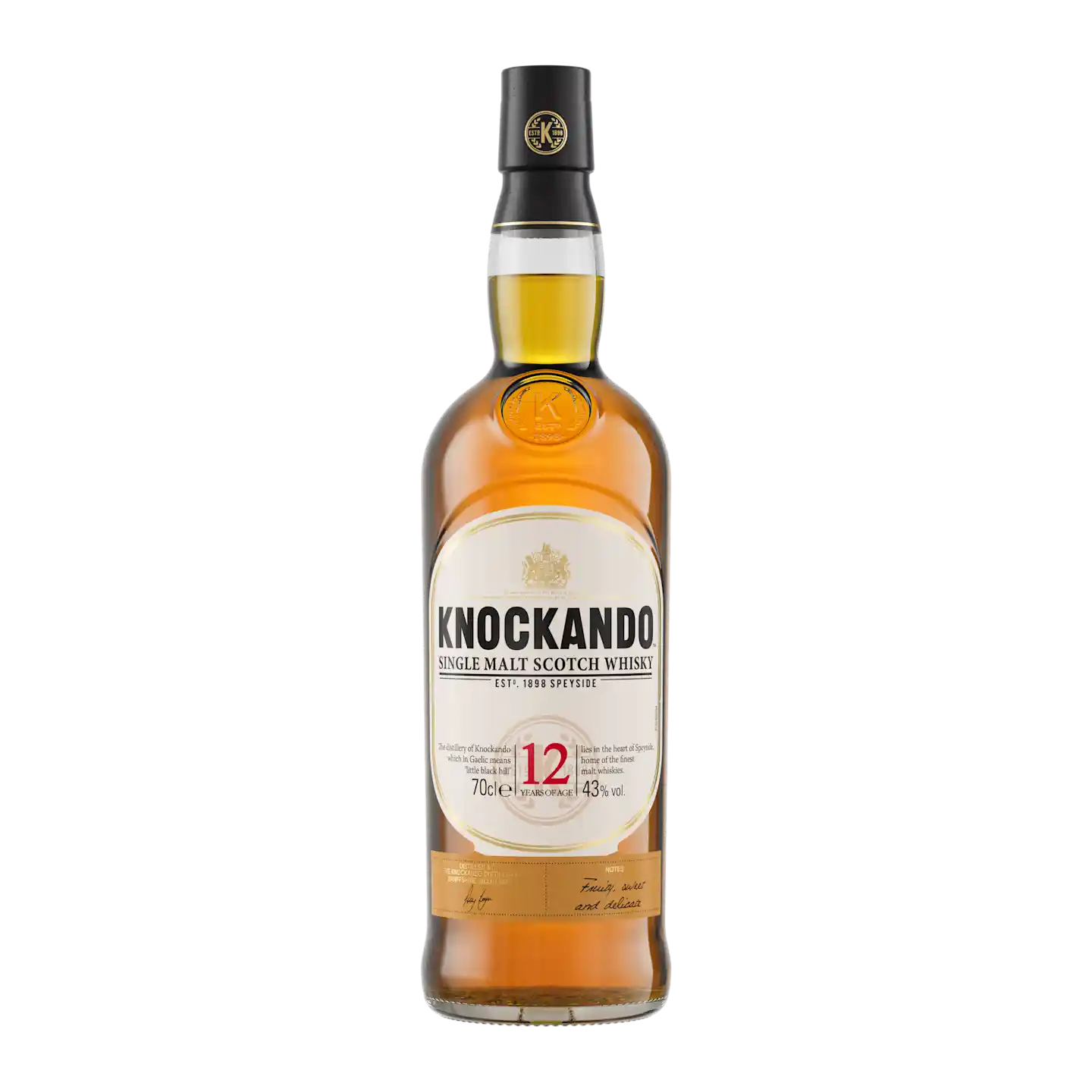 Knockando 12 Year Old Single Malt Scotch Whisky, 70cl | Malts