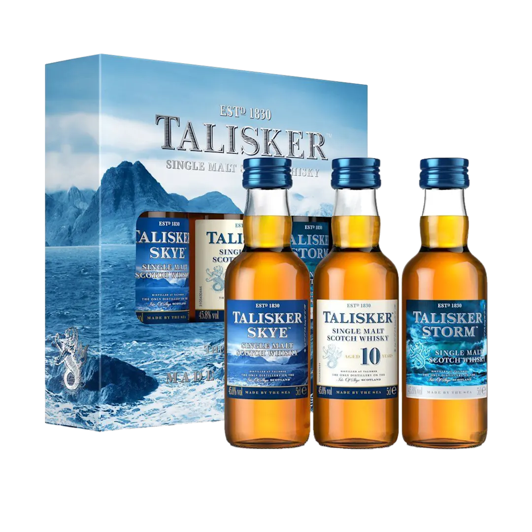 Talisker Single Malt Scotch Whisky Exploration Pack, 3x5cl | Malts