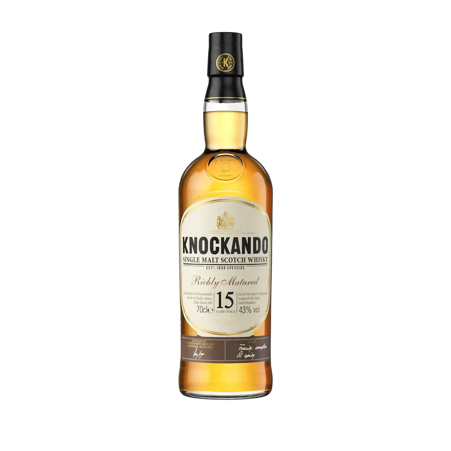 Knockando 15 Year Old Single Malt Scotch Whisky 70cl | Malts