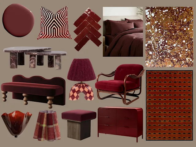 Lauren Hunter Design | Color Crush: Olive + Oxblood