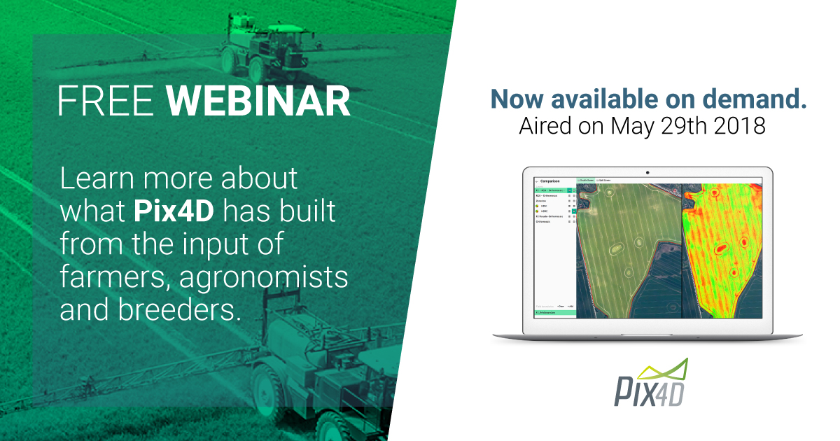 [Webinar] Drone mapping in agriculture | Pix4D