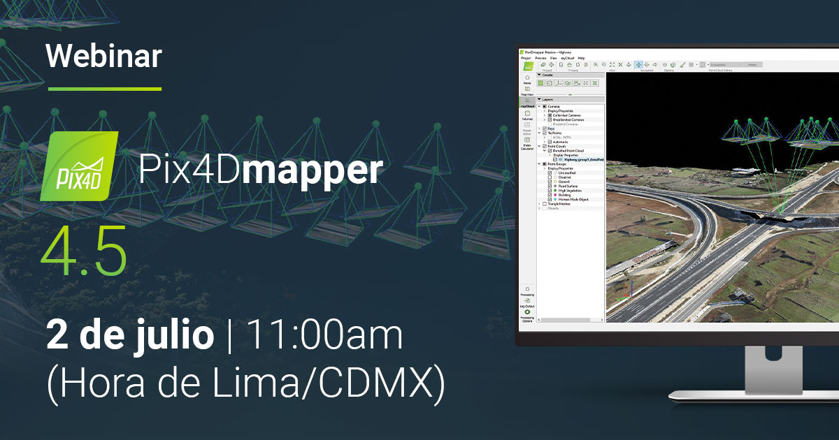 Webinar - Presenta Pix4Dmapper 4.5 | Pix4D
