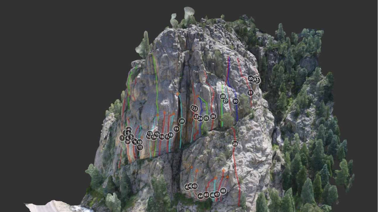 Assisting climbers with photogrammetry and 3D models | Pix4D