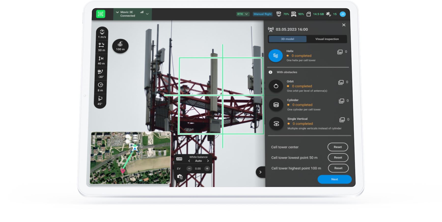 PIX4Dcapture Pro: 3D 매핑을 위한 전문 드론 비행 및 임무 계획 모바일 앱 | Pix4D