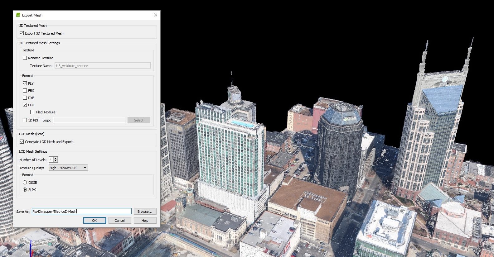 Tiled LoD mesh for professional GIS users | Pix4D