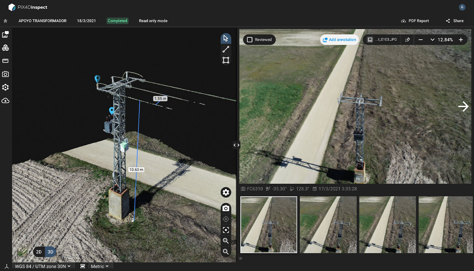 60% faster transmission tower inspections with drones | Pix4D