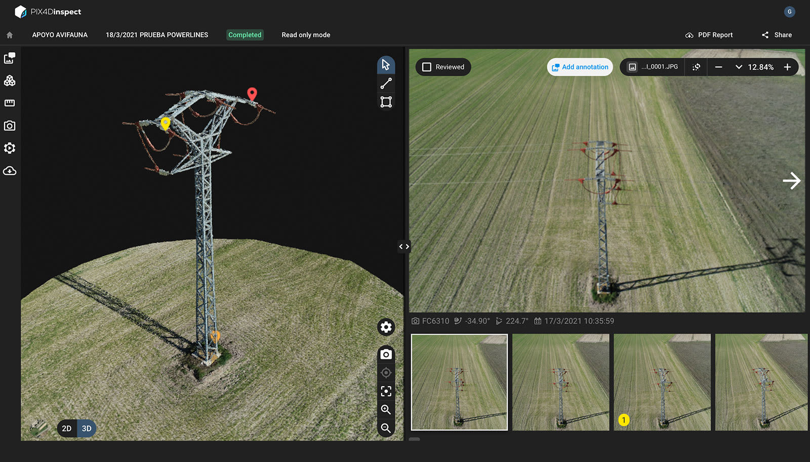 60% faster transmission tower inspections with drones | Pix4D