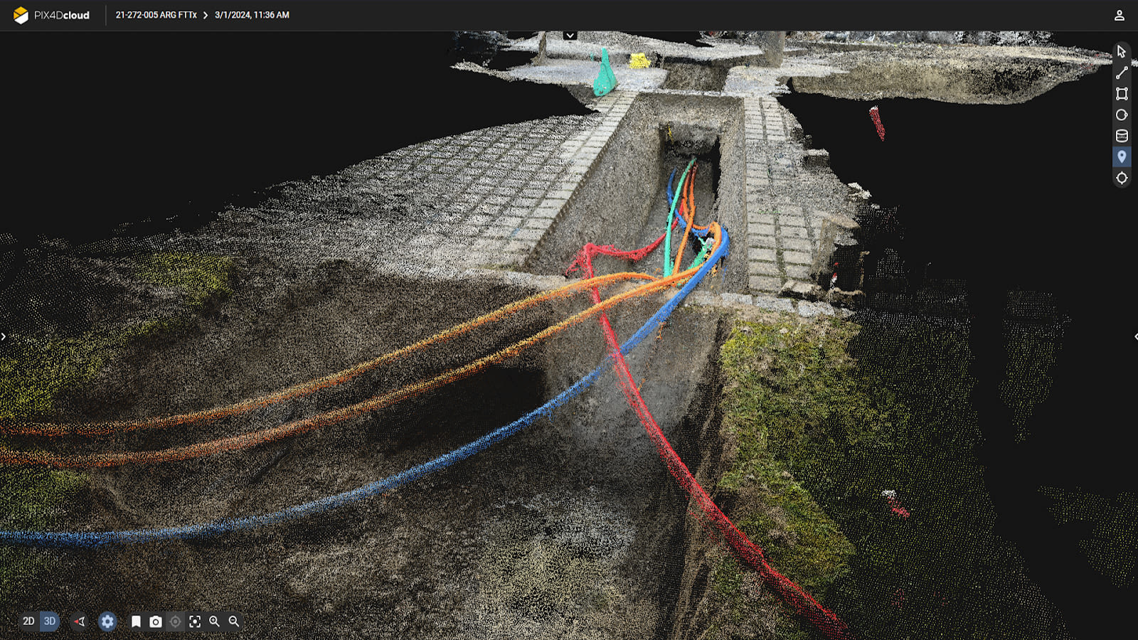Documenting underground utilities with PIX4Dcatch | Pix4D