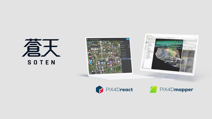 Pix4D products now available with SOTEN, a Japanese drone | Pix4D