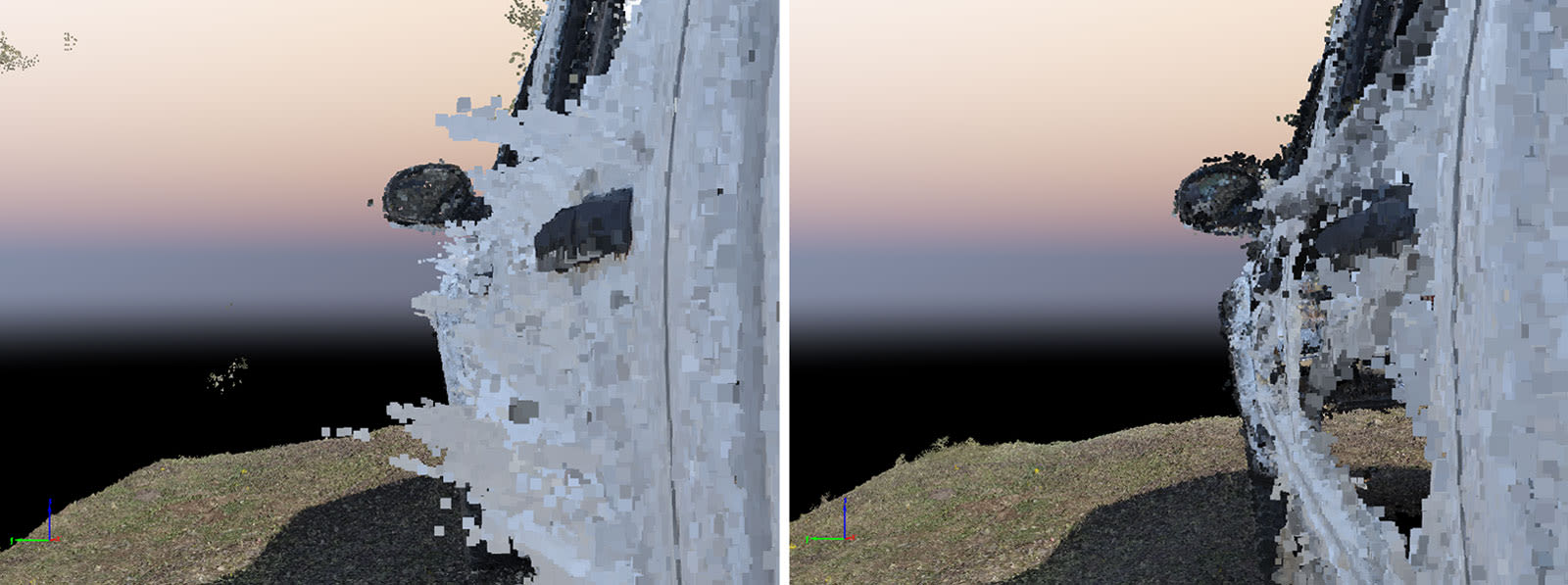 Cleaner point cloud with Pix4Dmapper 4.5 | Pix4D