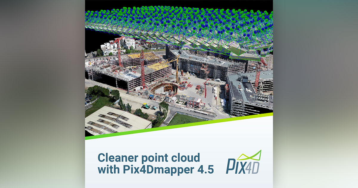 Cleaner point cloud with Pix4Dmapper 4.5 | Pix4D