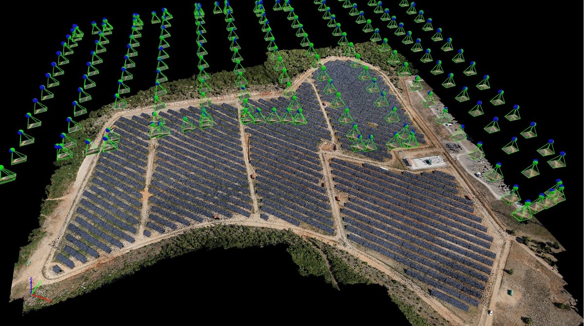 Smart inspection of a solar farm using drones | Pix4D