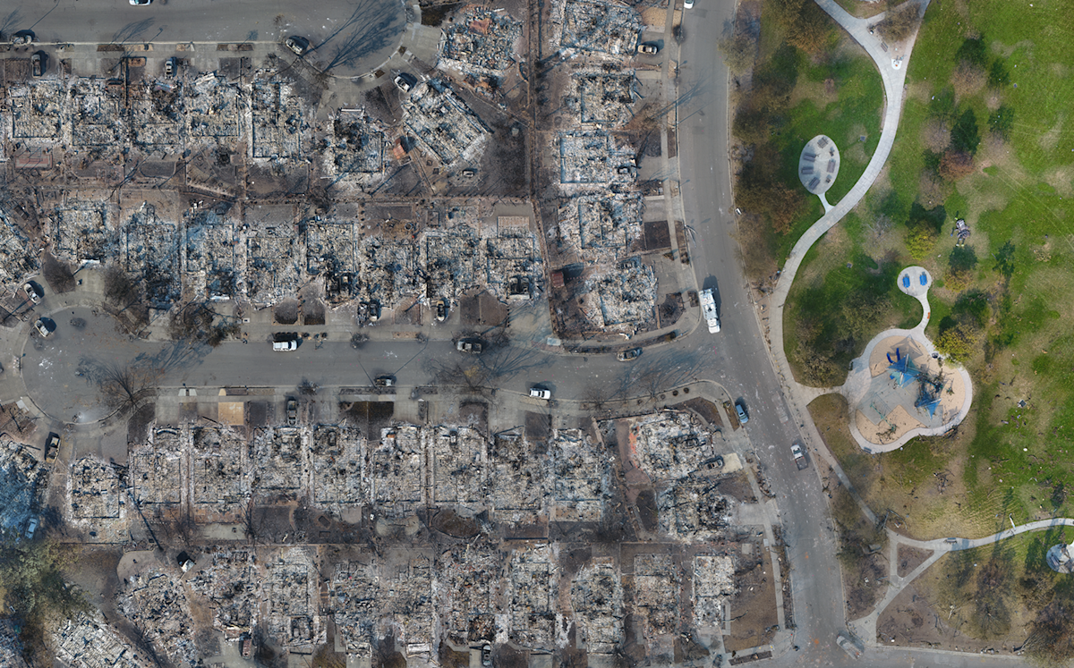 Images to action: mapping the Santa Rosa fire storms | Pix4D