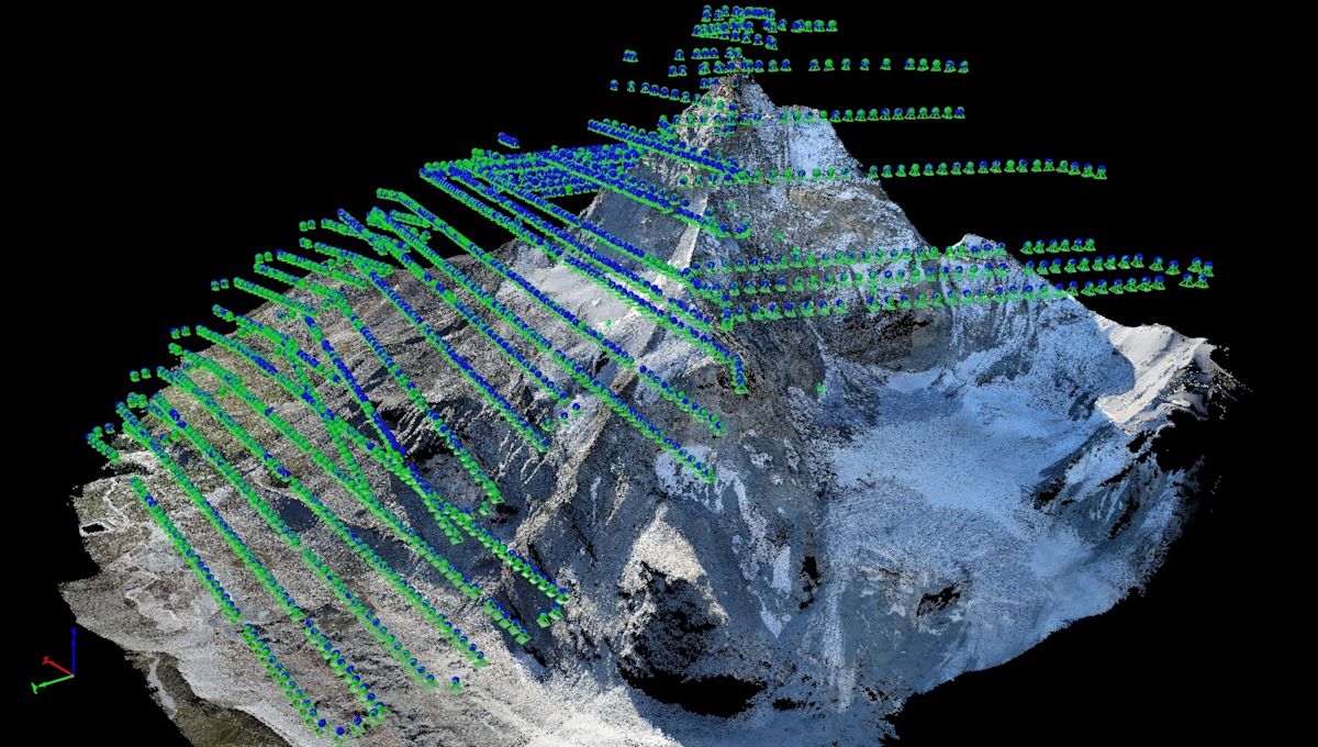 3D modeling the Matterhorn mountain with drones | Pix4D