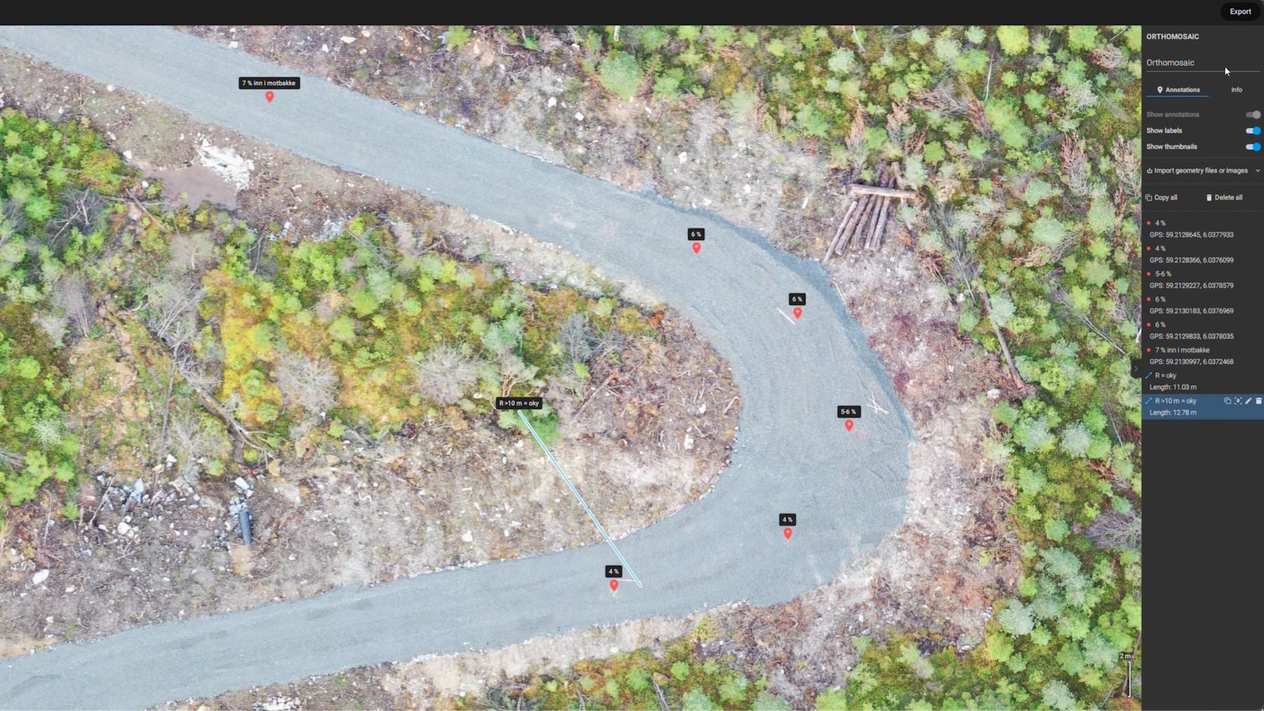 Designing a forest road project in one day with PIX4Dfields | Pix4D