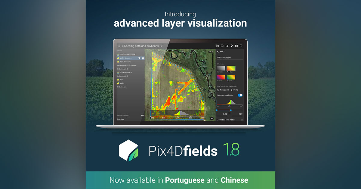 Pix4Dfields 1.8: advanced layer visualization | Pix4D