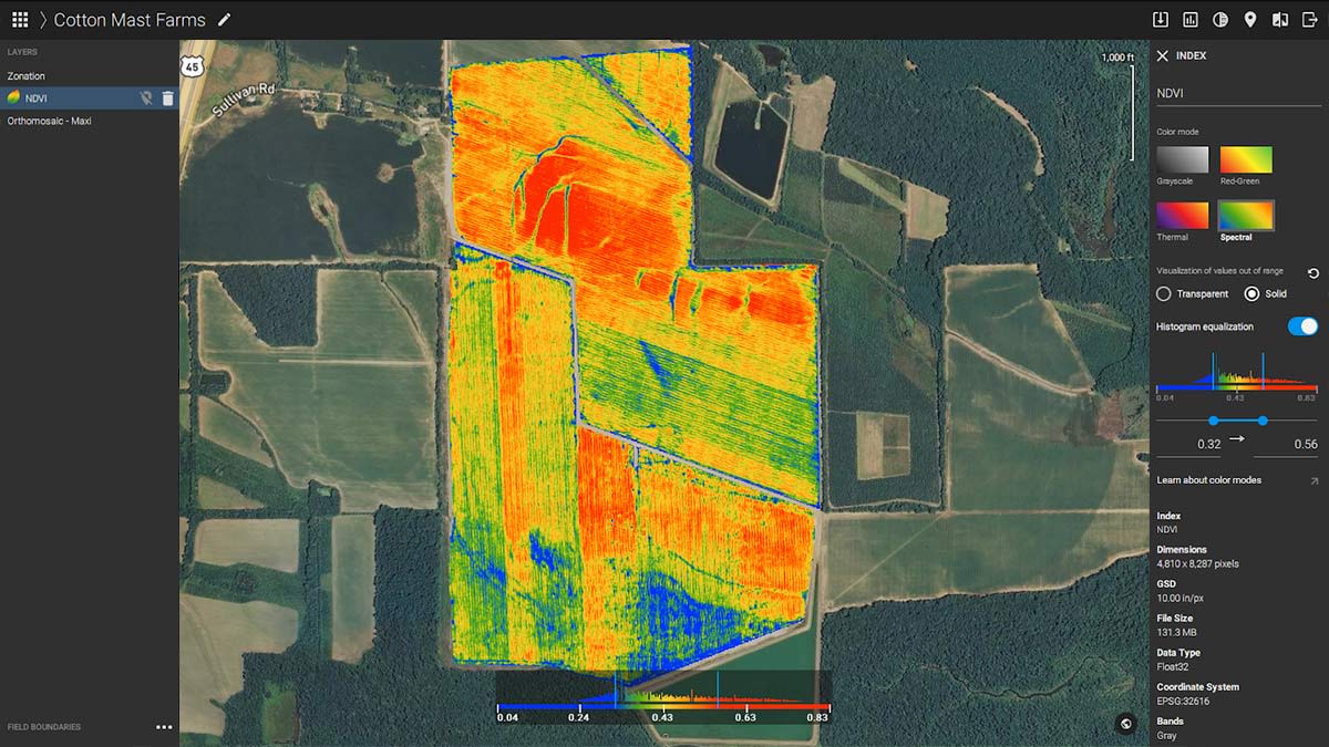 Applying Pix in cotton with PIX4Dfields | Pix4D